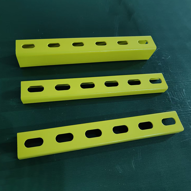 Yellow Coated Metal Framing Strut Channel Anti Rust Spray Painted ...